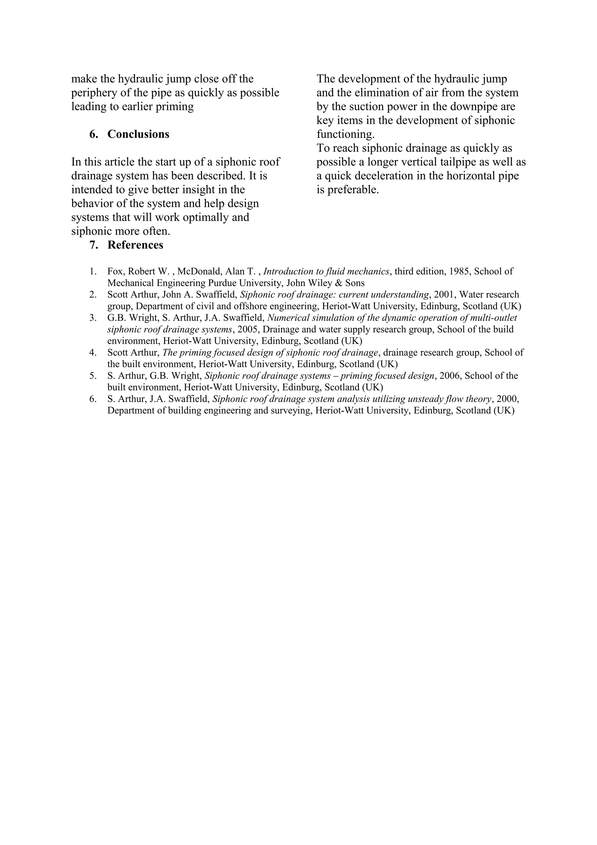 Tp2 siphonic roof drainage systems the road to priming(dr) | DOC