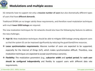 Evolution of wireless data Networks, Modulation and multiple access ...