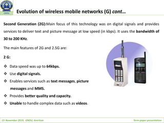 Evolution of wireless data Networks, Modulation and multiple access ...