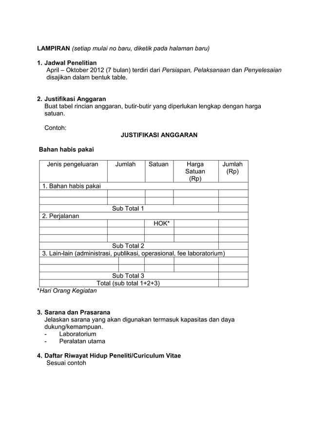 Tp3 f for-mat proposal hibahmahasiswa - 2012 | PDF