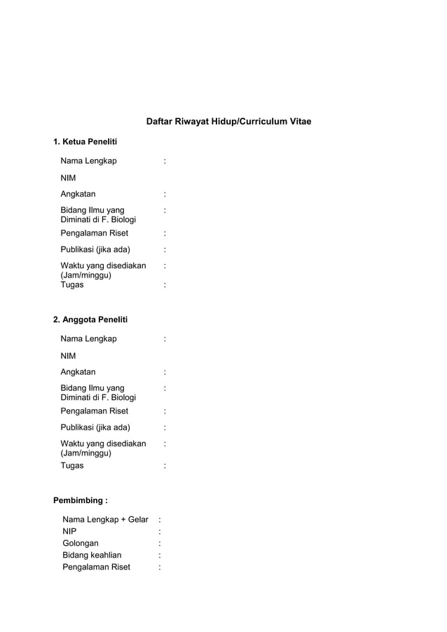 Tp3 f for-mat proposal hibahmahasiswa - 2012 | PDF