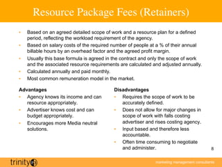 TrinityP3 Advertising Agency Remuneration Principles | PDF