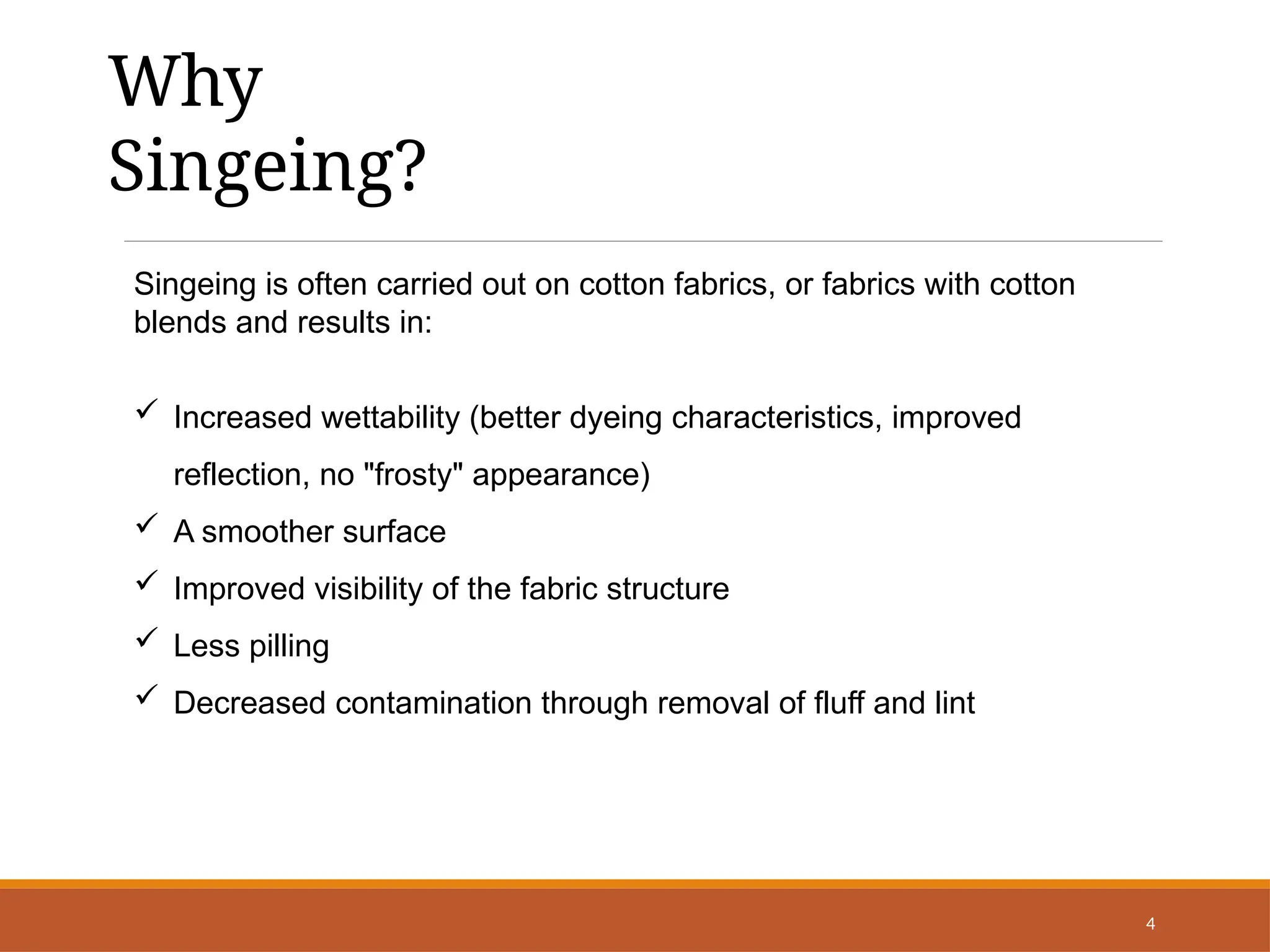 Singeing process in textile pretreament- Textile Engineering | PPTX ...