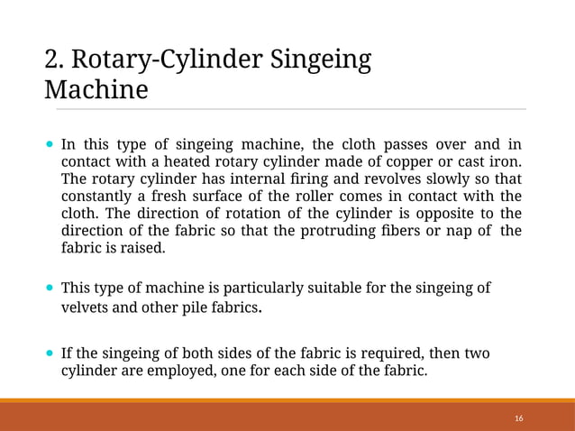 Singeing process in textile pretreament- Textile Engineering | PPTX ...