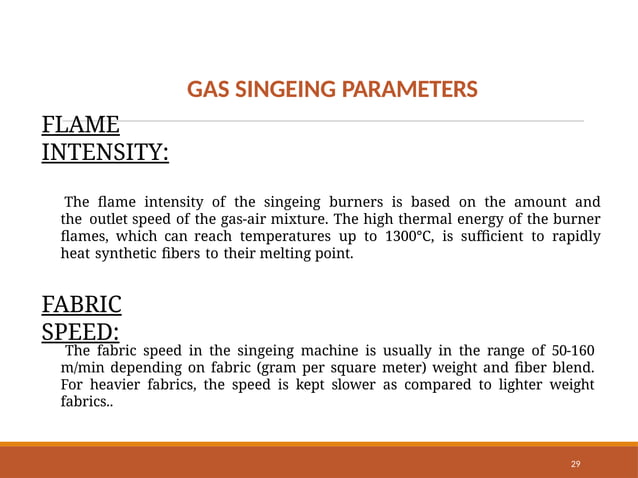 Singeing process in textile pretreament- Textile Engineering | PPTX ...