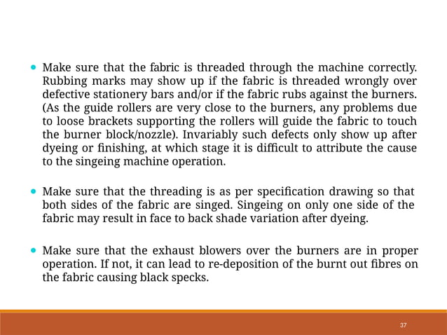 Singeing process in textile pretreament- Textile Engineering | PPTX ...
