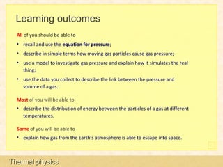 Tp 4 the pressure of a gas (shared) | PPT