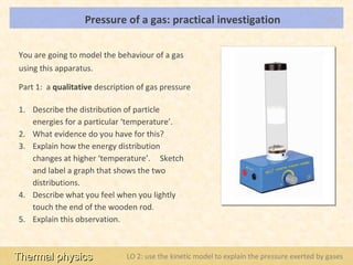 Tp 4 the pressure of a gas (shared) | PPT