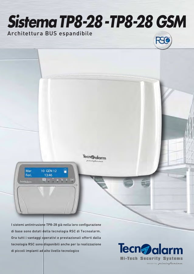 Tp8 28 Tecnoalarm Diakron Monza Brianza impianti allarme | PDF | Technology & Computing