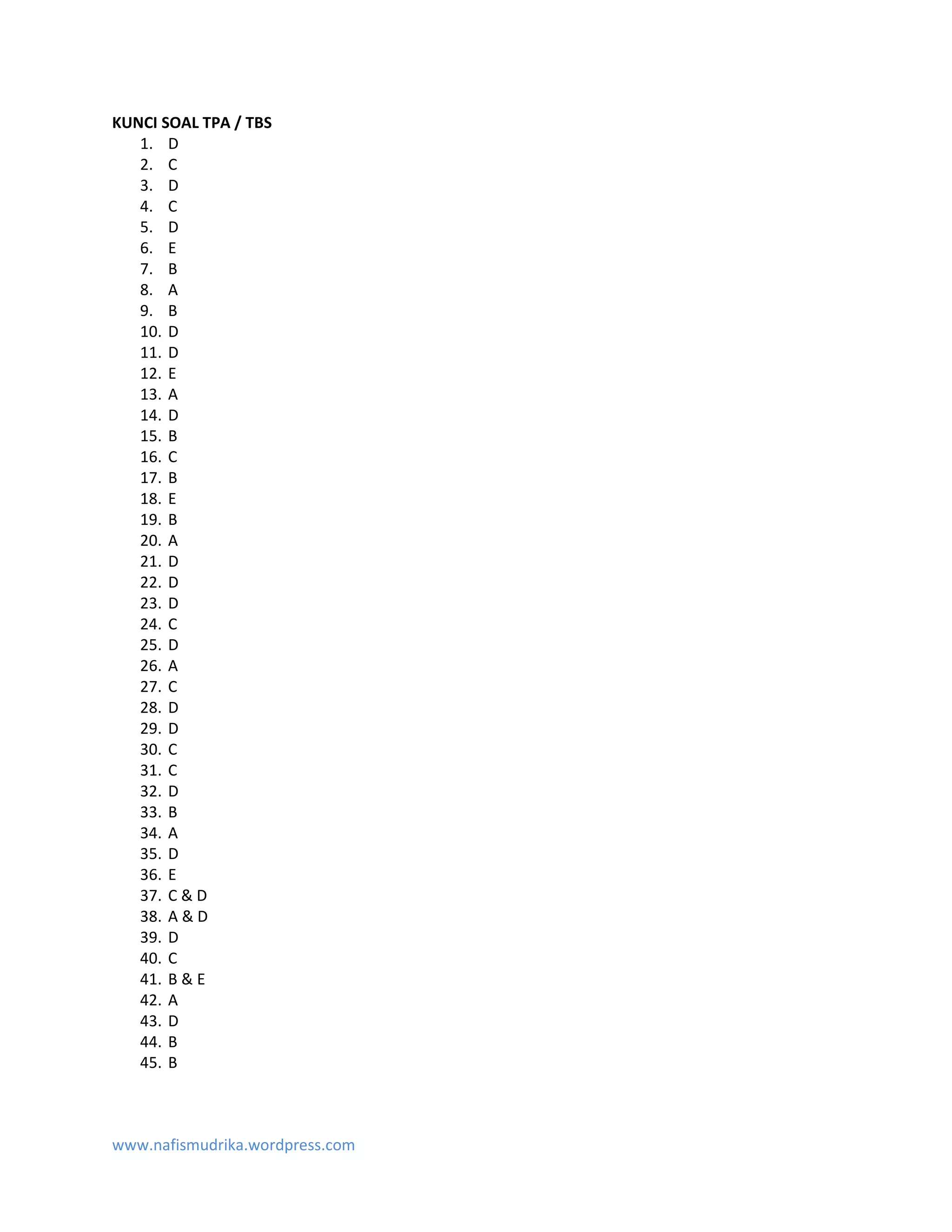 Tes Potensi Akademik Pdf