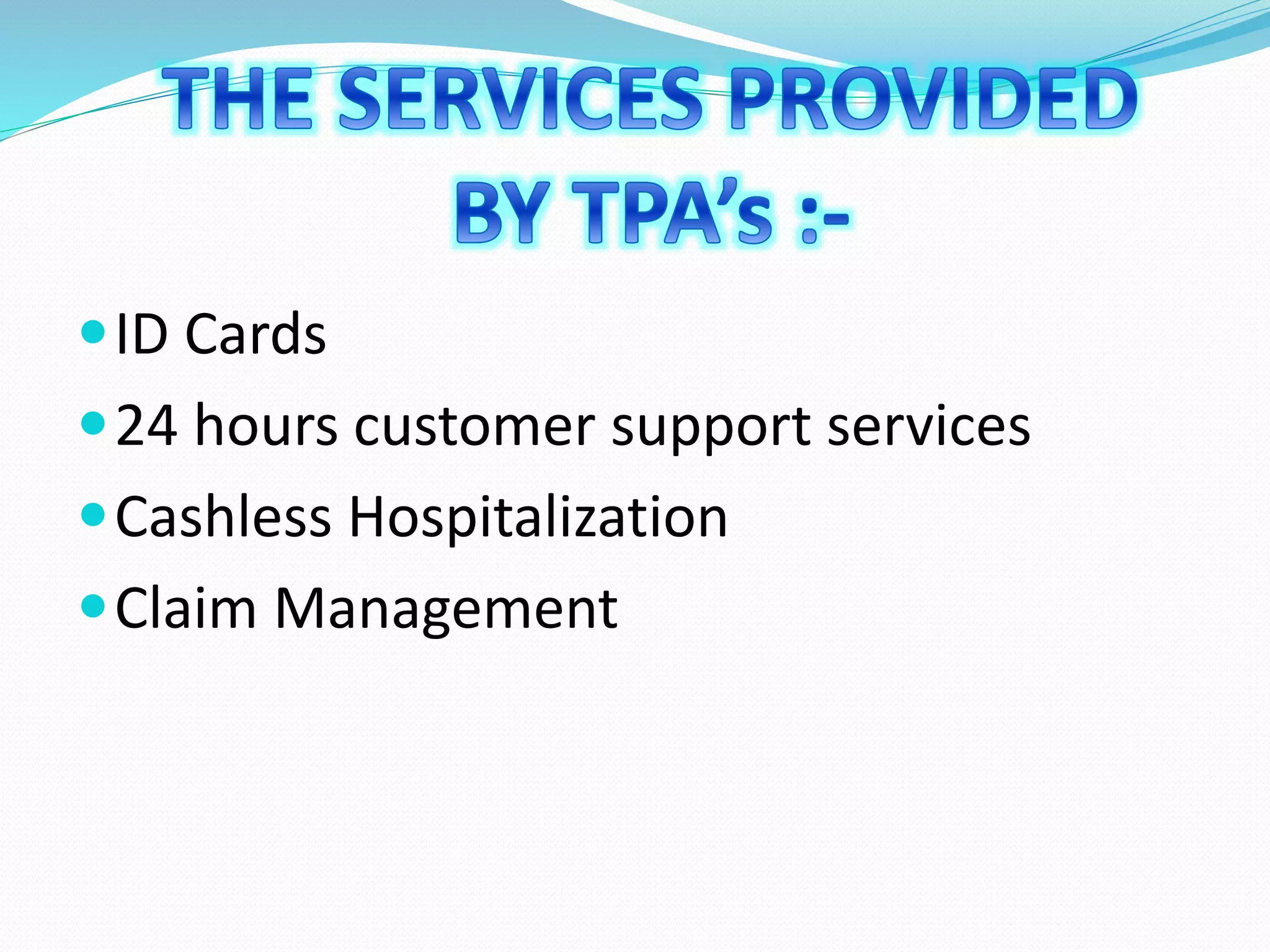 TPA- Third Party Administrator | PPTX