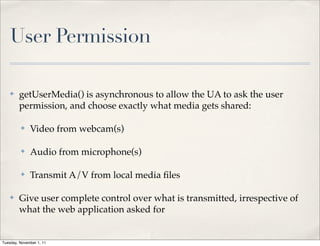 WebRTC: User Security & Privacy | PPT