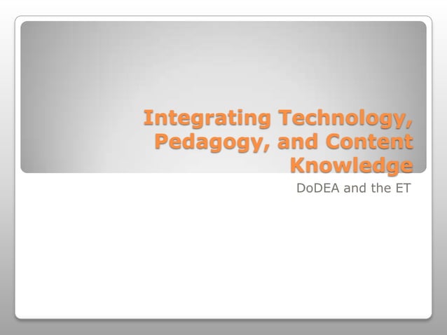 Technology Integration | PPT