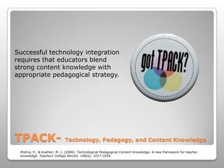 Technology Integration | PPT