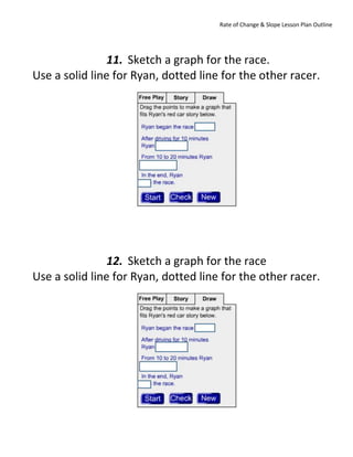 Rate of Change Lesson Plan | PDF
