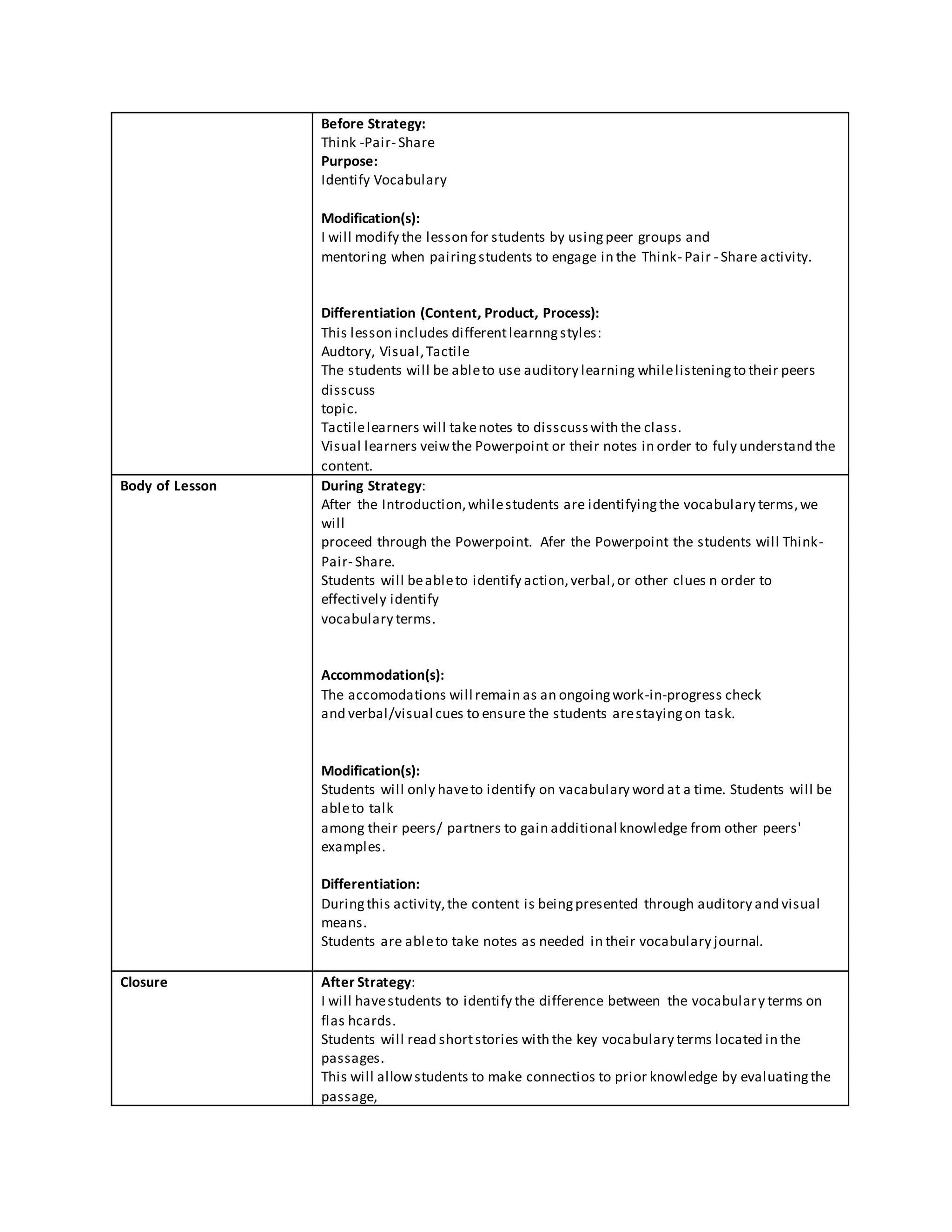 Tpack lesson plan | DOCX