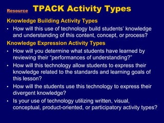 Tpack planning | PPTX