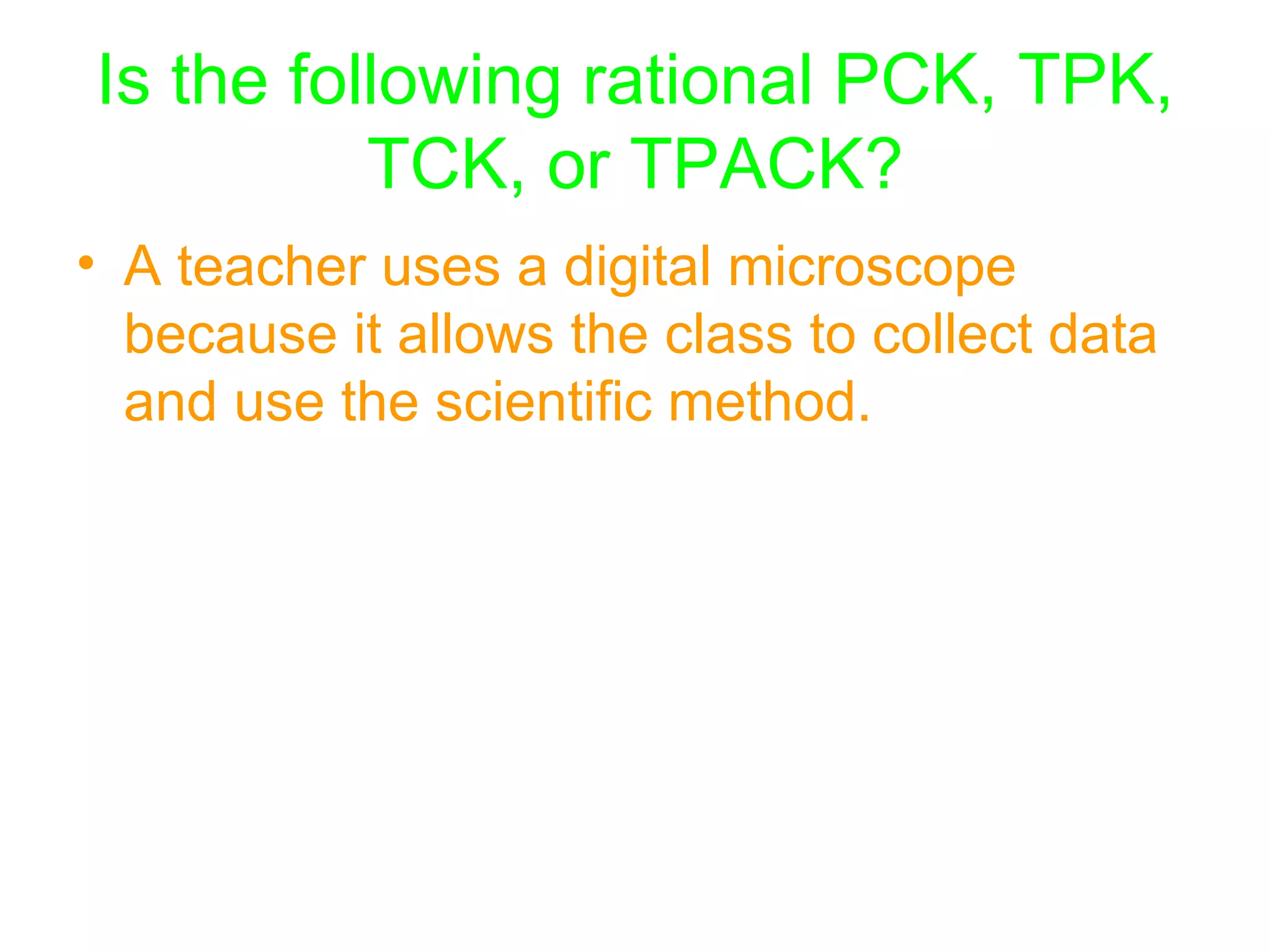 Tpack Presentation Ppt