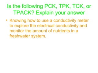 Tpack Presentation | PPT