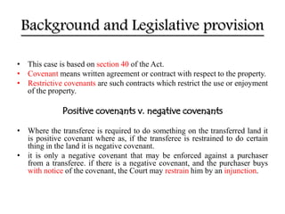 tulk v moxhay | PPTX