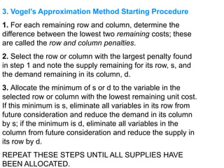 Transportation and Assiggnment problem ppt | PPT