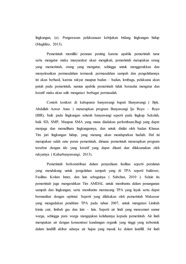 Tpa sampah elektronik dan tpa limbah kimia | DOCX