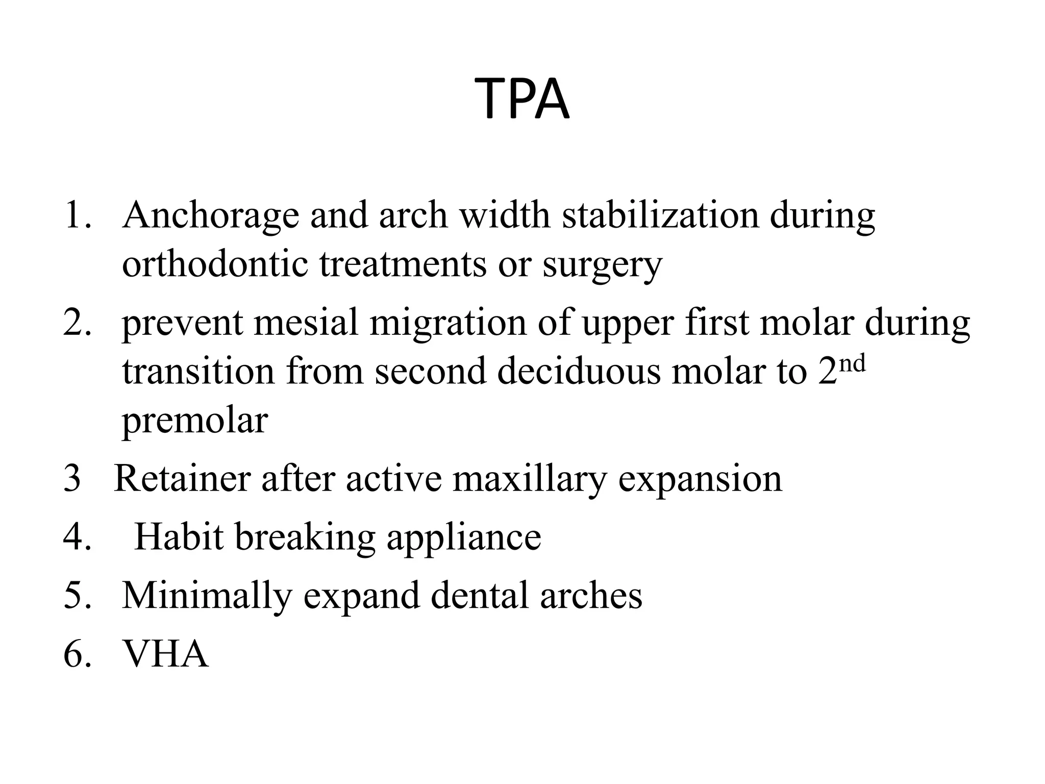 Trans Palatal Arch | PPTX