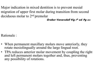 Trans Palatal Arch | PPTX