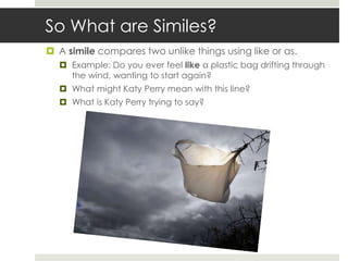 Defining Similes and Metaphors | PPTX