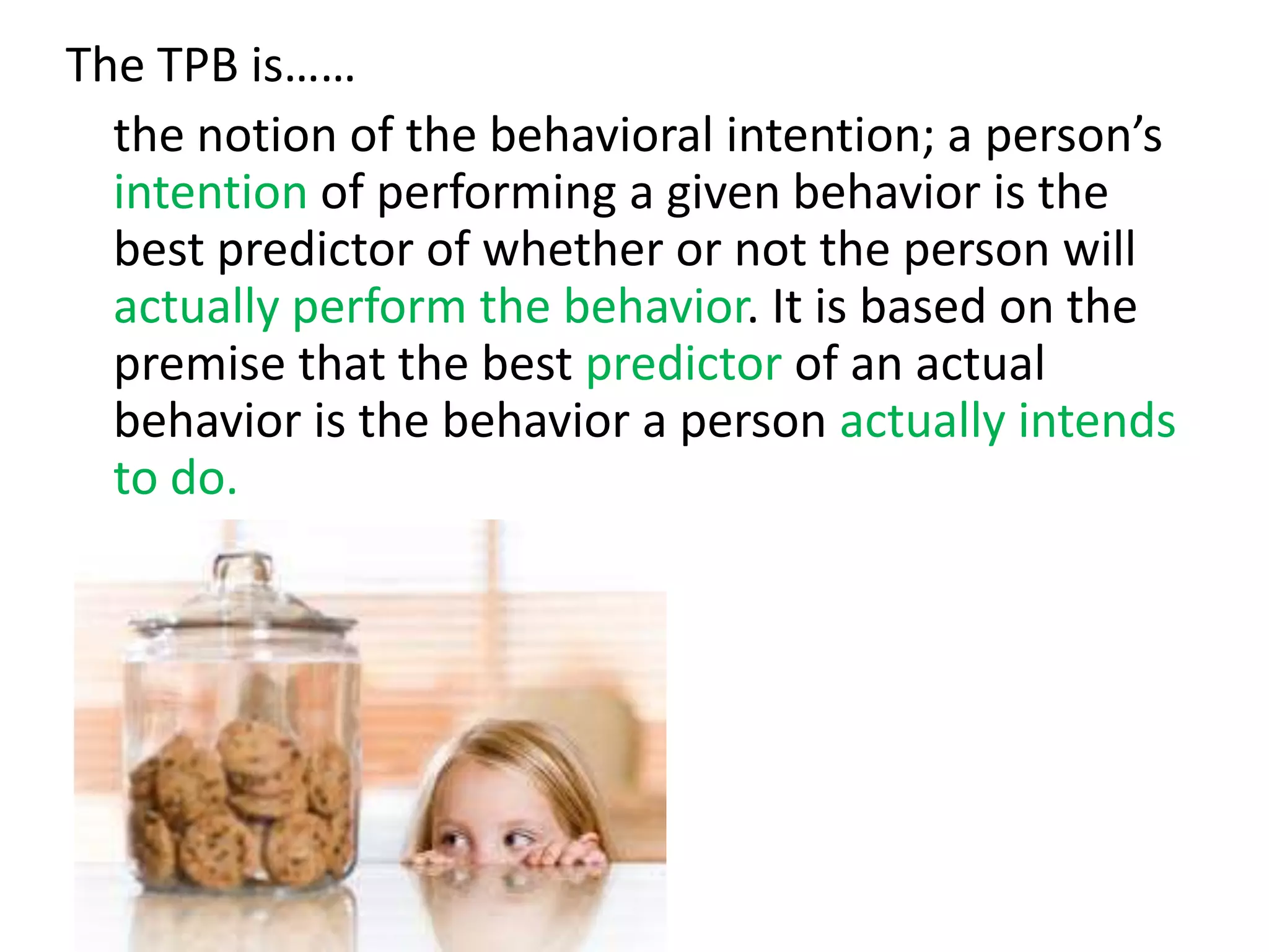 Theory of Planned Behavior | PPTX
