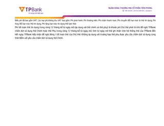 Tpbank the tin dung quoc te classic gold | PDF