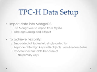 TPC-H in MongoDB | PPT