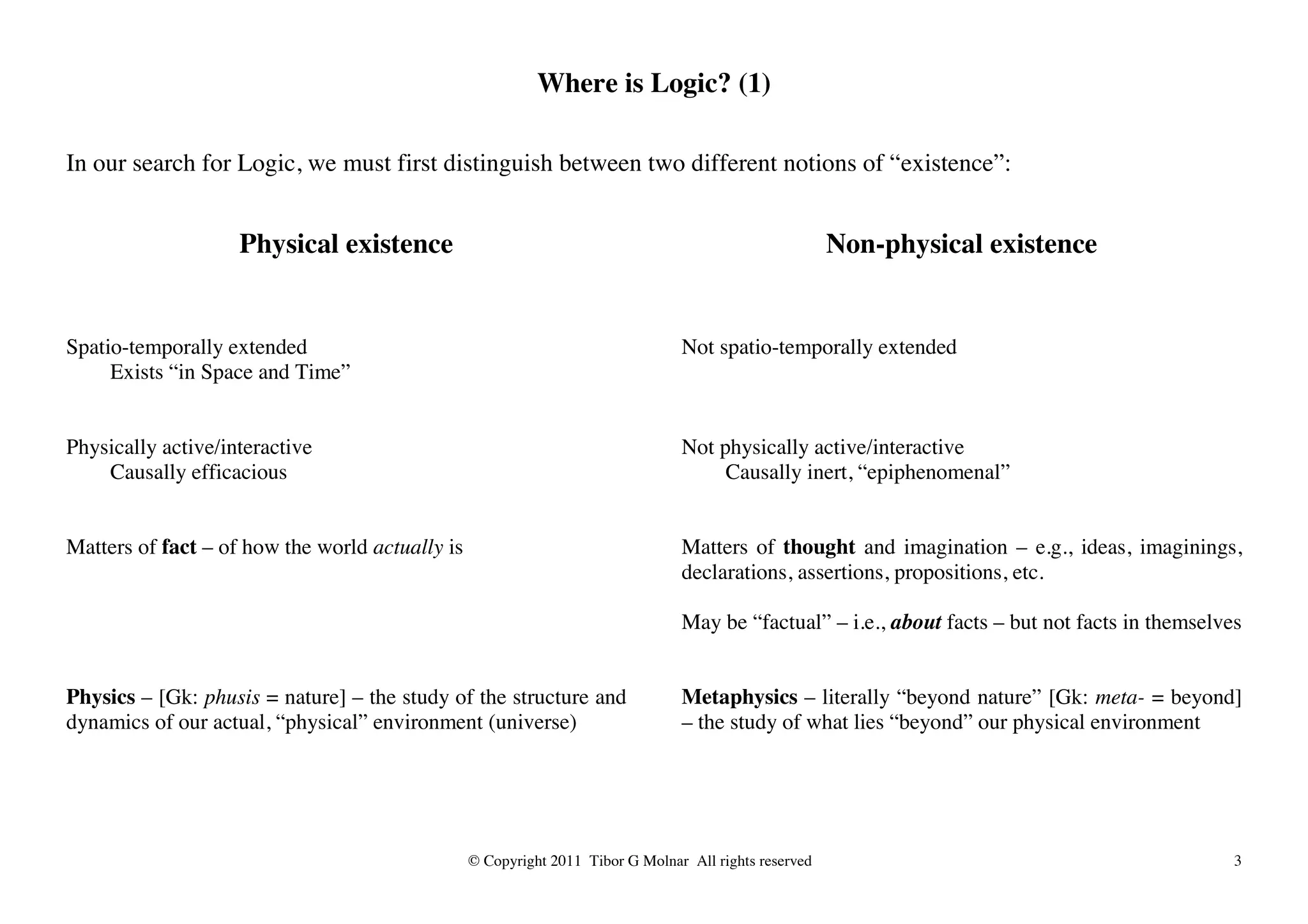 "Making sense of LOGIC" by Tibor Molnar | PDF
