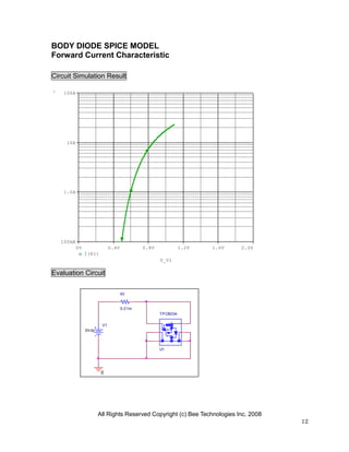 SPICE MODEL of TPC6004 (Professional+BDP Model) in SPICE PARK | PDF