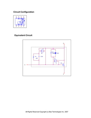 SPICE MODEL of TPC8111 (Professional+BDP Model) in SPICE PARK | PDF