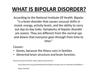 What is bipolar disorder | PPTX