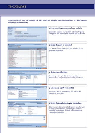 Transfer Pricing Database and Software Catalyst | PDF