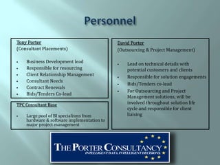 TPC: An Introduction | PPTX | Management Consulting Industry | Industries