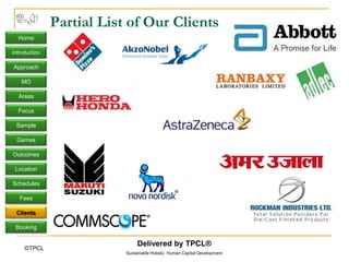 Tpcl Outbound Workshop | PPTX