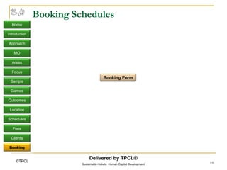 Tpcl Outbound Workshop | PPTX
