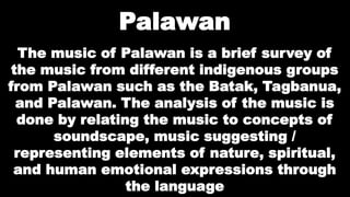 Music 7 Music of MIMAROPA | PPTX