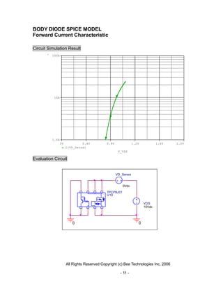 SPICE MODEL of TPCP8J01 (Standard+BDS+BRT Model) in SPICE PARK | PDF