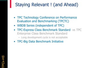 Introducing the TPCx-HS Benchmark for Big Data | PPT