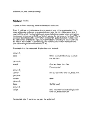 Tpd beramendi-lesson plan 4 | DOCX | Homework and Study | Education