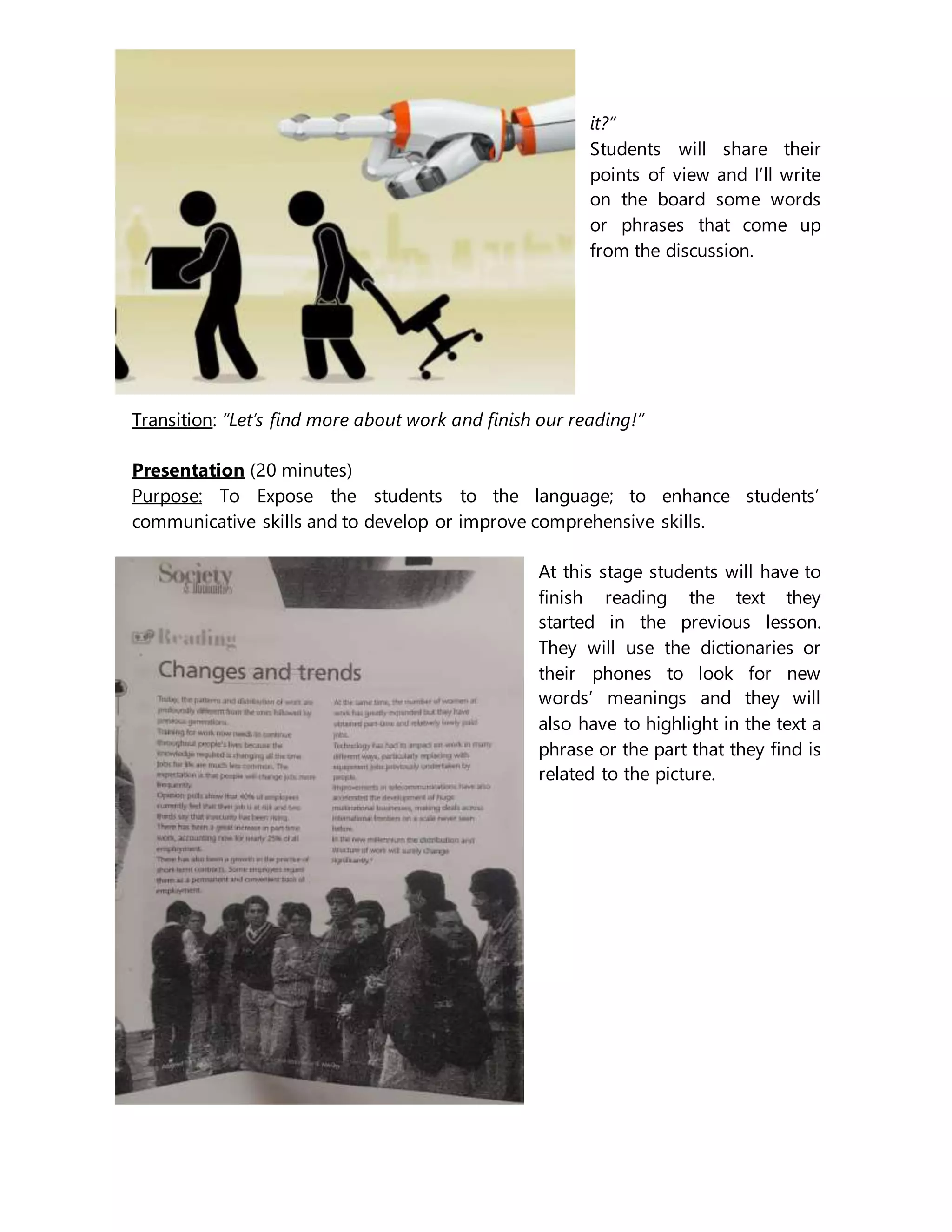 Lesson Plan Class 2 Secondary Docx