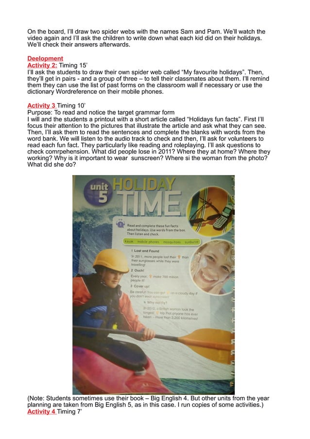 PRIMARY SCHOOL - LESSON 1 | PDF