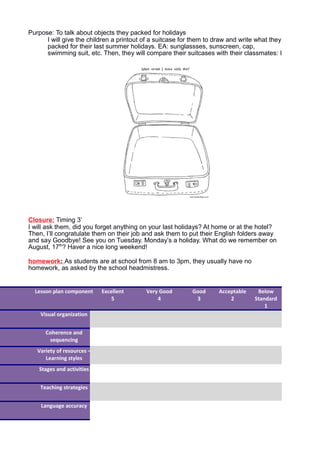 PRIMARY SCHOOL - LESSON 1 | PDF