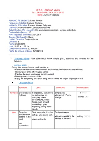 PRIMARY SCHOOL - CLASS 3 | PDF