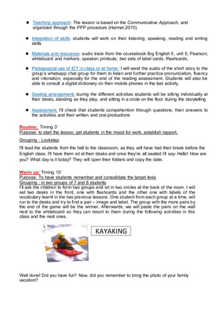 PRIMARY SCHOOL - CLASS 3 | DOCX