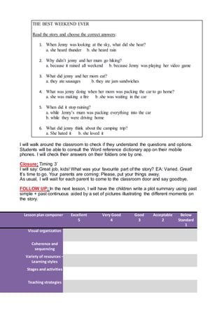 PRIMARY SCHOOL - CLASS 3 | DOCX